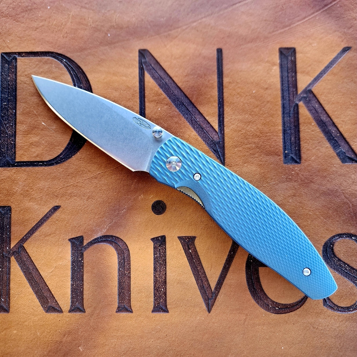 Three Rivers Mfg Atom 3D Lizard Skin Custom Blue Titanium Scales ...